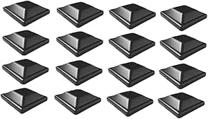 Kepitc 16-pack 4x4 Fence Post Caps - Durable Plastic Covers for Wood ...