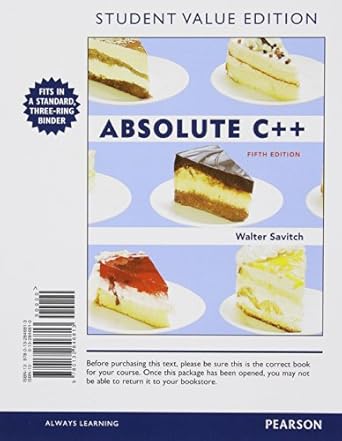 Absolute C++ : Savitch, Walter, Mock, Kenrick: Amazon.in: Books