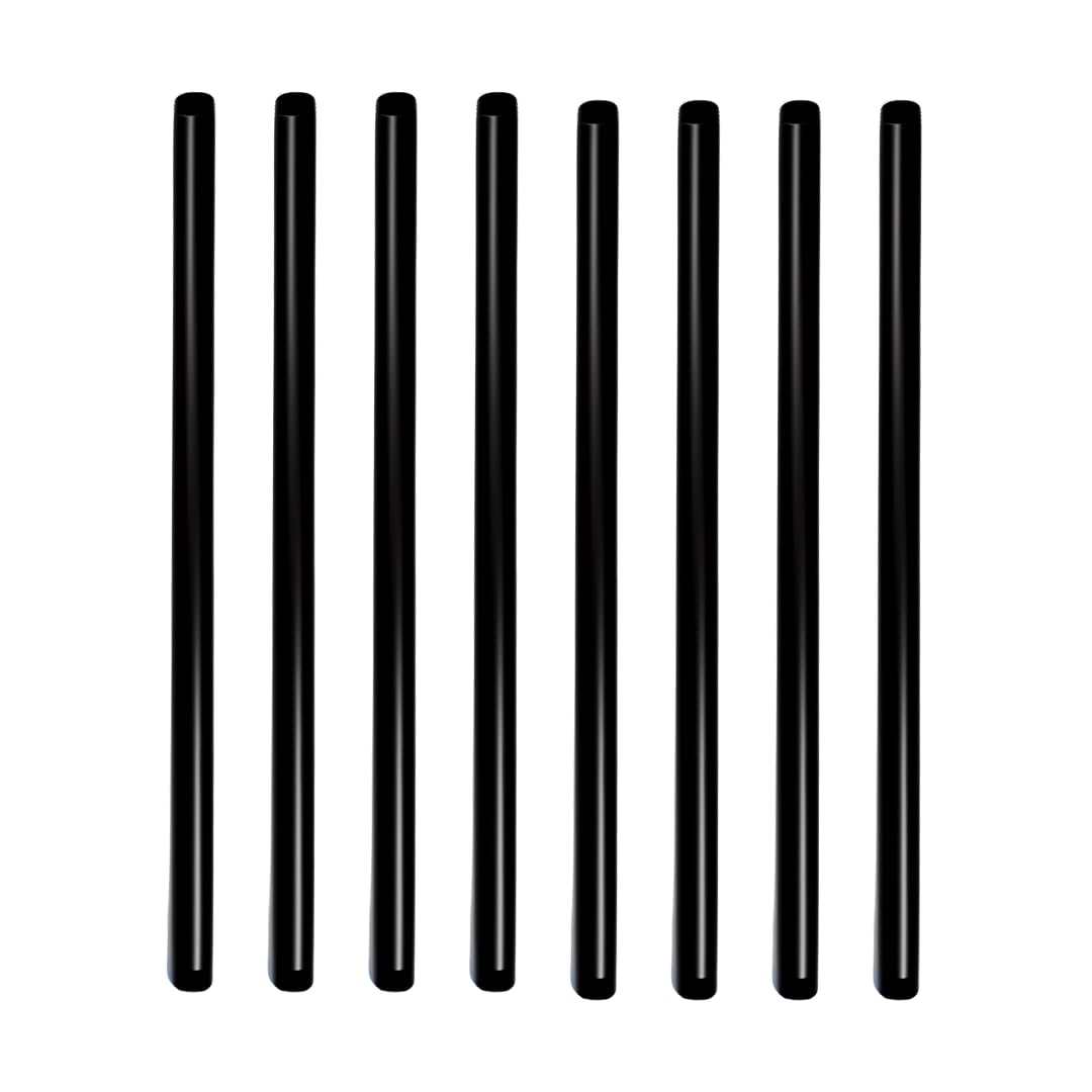 PRIM PIPEWORKS Black Satin 1/2in x 12in, High Grade Carbon Steel Pipe ...