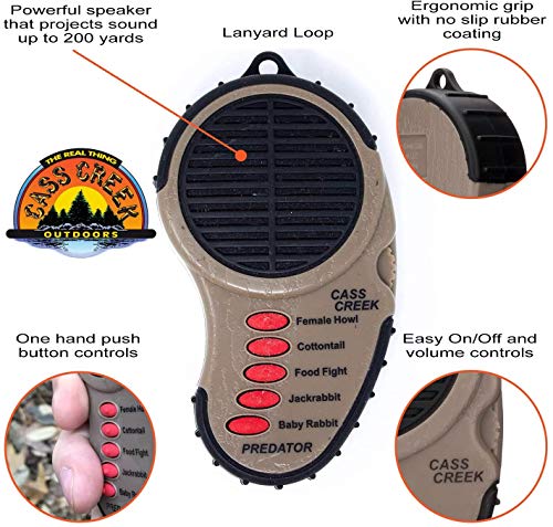 Snapklik.com : Ergo Predator Call, Handheld Electronic Game Call, CC010 ...