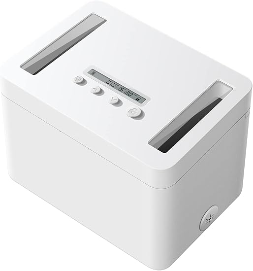 Vaydeer Metal Timed Lock Box, Timer Lock Box with Child Lock and LED ...