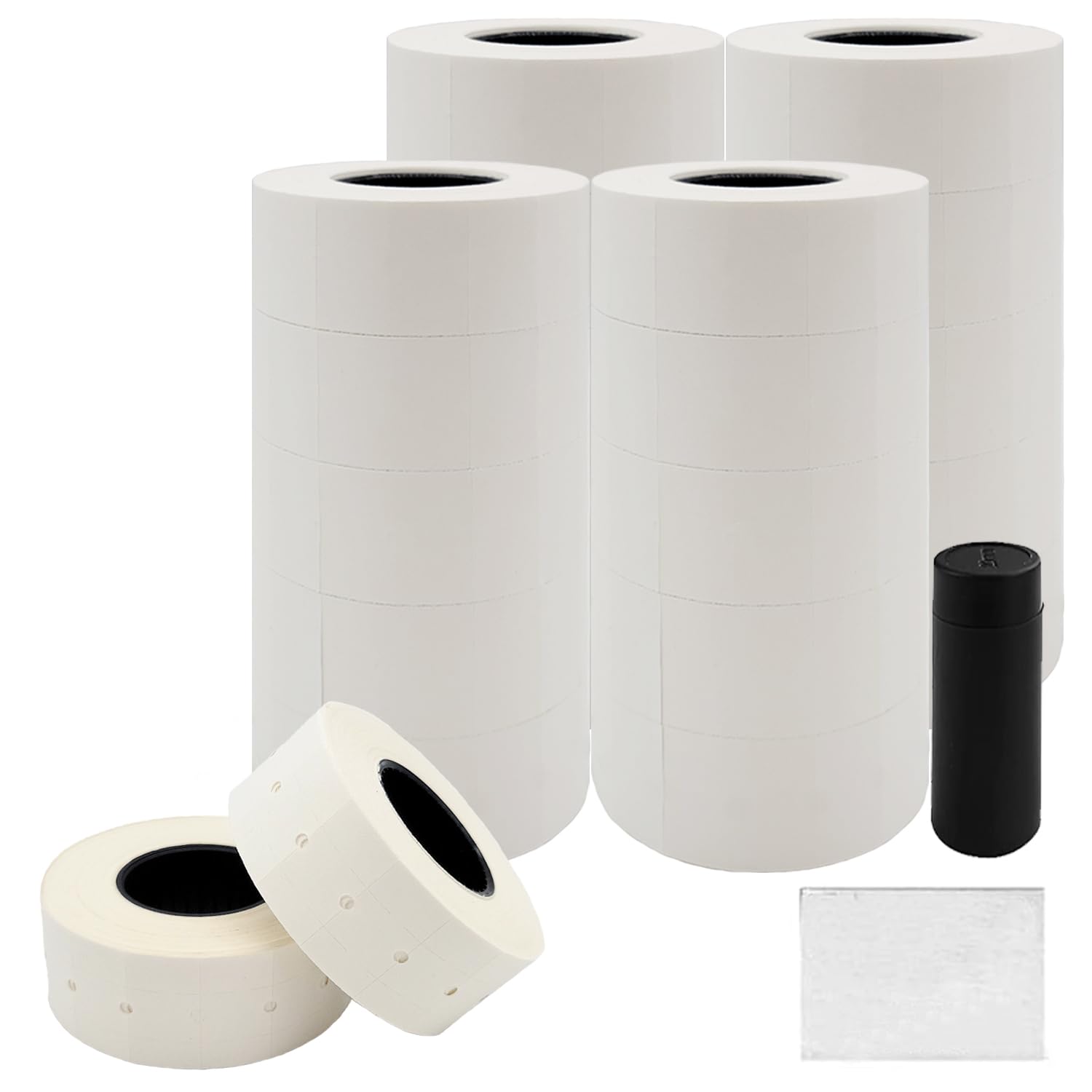 Snapklik.com : Motex 2 Line Blank Labels - 20,000 White Blank Price And ...