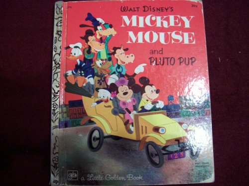Mickey Mouse and Pluto Pup (A Little Golden Book): Beecher, Elizabeth ...