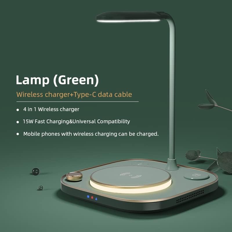 Amazon.com: Wireless Charger 3 in 1 with Night Light and LED Desk Light ...