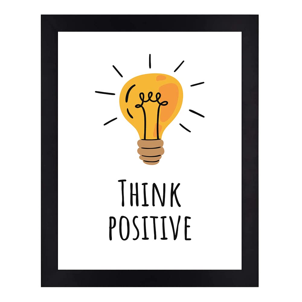 Interio Crafts Think Positive Inspirational Quotes Wall Frames ...