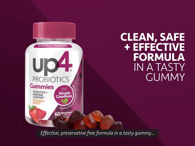 Snapklik.com : Up4 Probiotic Gummies For Men And Women, Digestive And ...