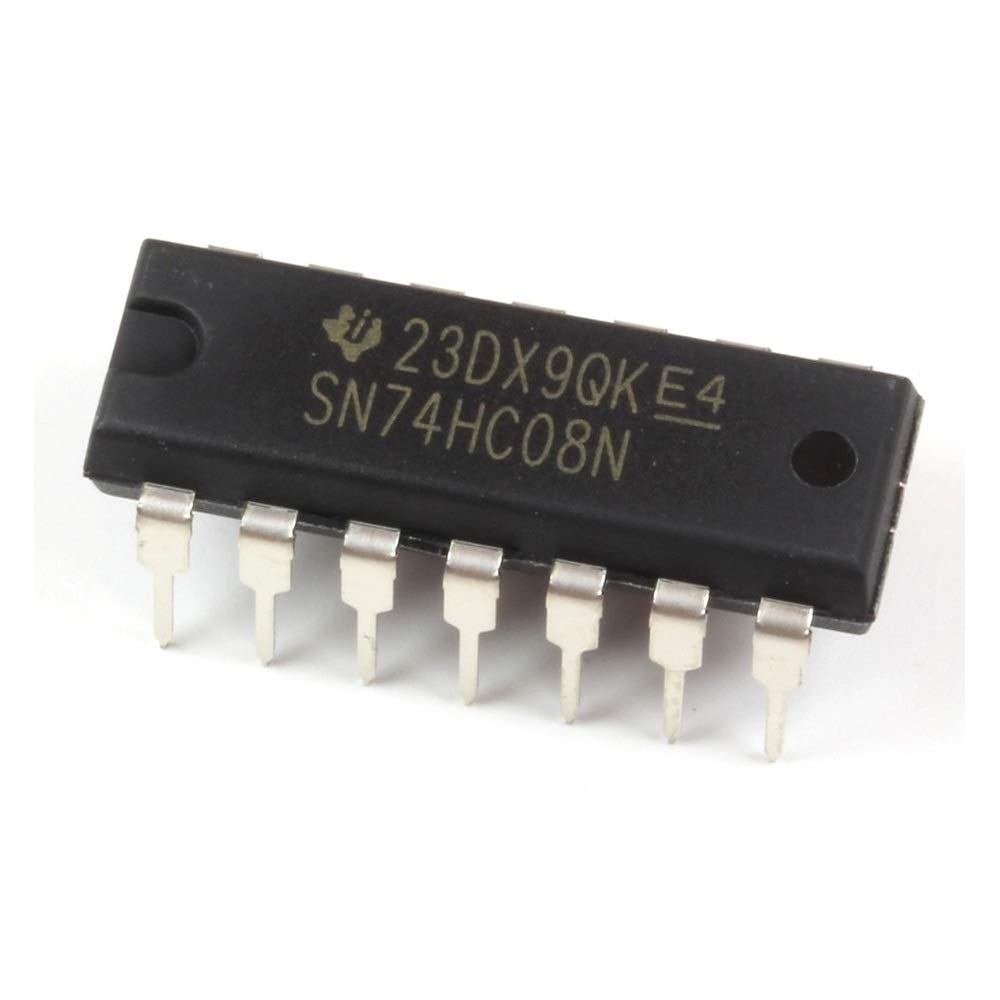 SunRobotics IC 74HC08 Logic Circuits Four 2-input AND Gate DIP 5 Pcs ...
