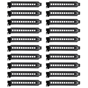 Amazon.com: SOLUSTRE Metal Case 20 PCS Metal PC Computer Back Slot ...
