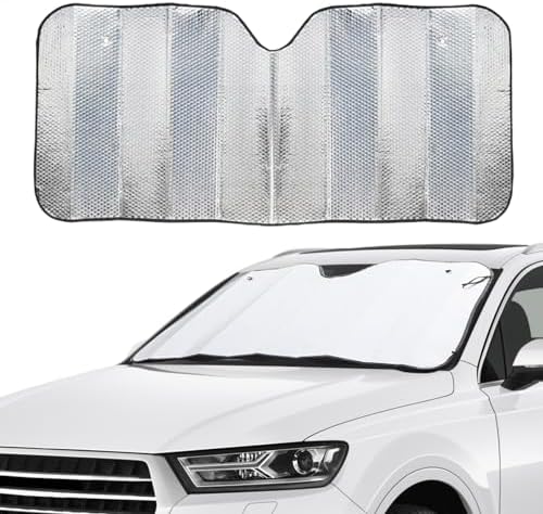 Amazon.com: Gseigvee 1 Pack Car Windshield Sun Shade, 55.1In x 27.5In ...