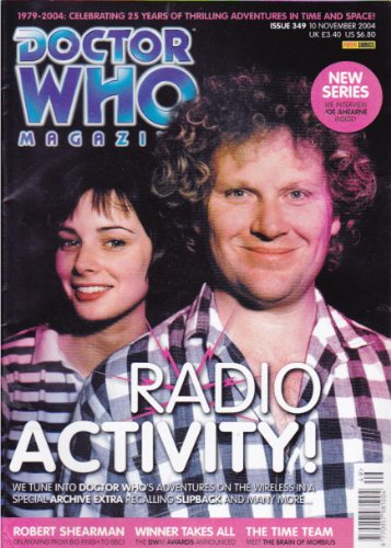 DOCTOR WHO MAGAZINE BACK ISSUE #349 ROBERT SHEARMAN - JOE AHEARNE ...