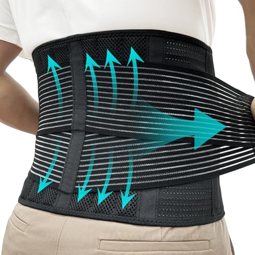 Back Brace for Men and Women Lower Back, Lumbar Support Belt Relieve ...