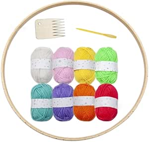 Amazon.com: Round Knitting-Loom Set Multi-Craft Weaving-Loom Kits DIY ...