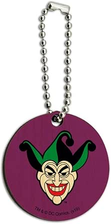 Amazon.com: GRAPHICS & MORE Batman Joker Symbol Wood Wooden Round ...