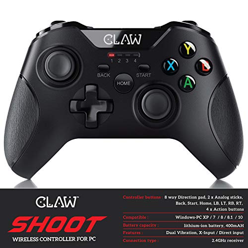 CLAW Shoot Wired USB Gamepad Controller for PC Supports Windows XP/7/8 ...