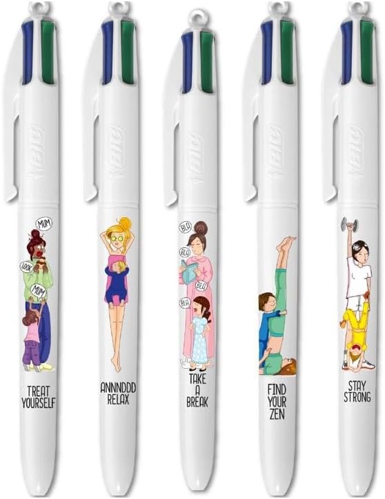 Bic 4 Colours Decors Ball Pens Limited Edition Box Set with a ...