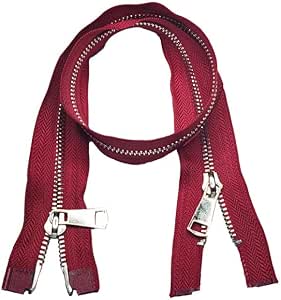 Amazon.com: 2PCS #5 36inch Two Way Separating Zippers(Open-end Zipper) for Jackets Sewing Coats ...