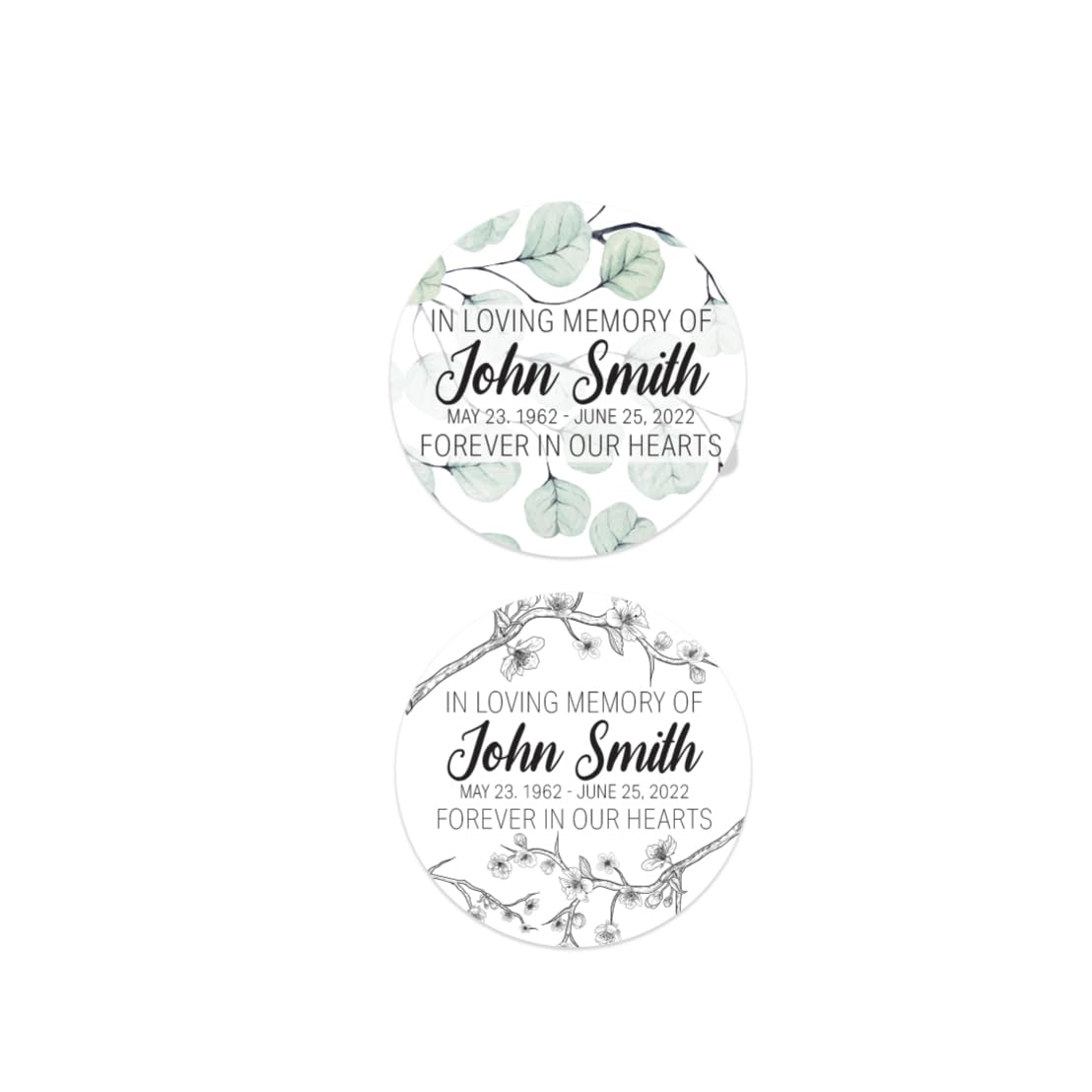 Amazon.com: Memorial Stickers - Celebration of life - Rest in peace ...