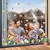 Amazon.com: Spring Window Clings, DELLAN 73 PCS Tulip Flower and ...