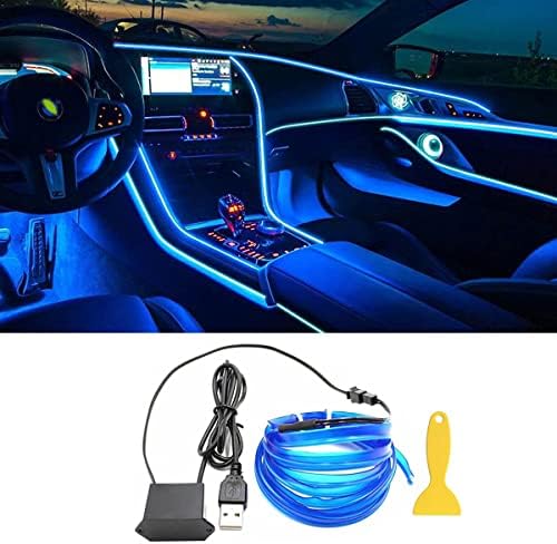 MAKINGTEC EL Wire Car Interior LED Light Bar, USB Neon Cold Light ...