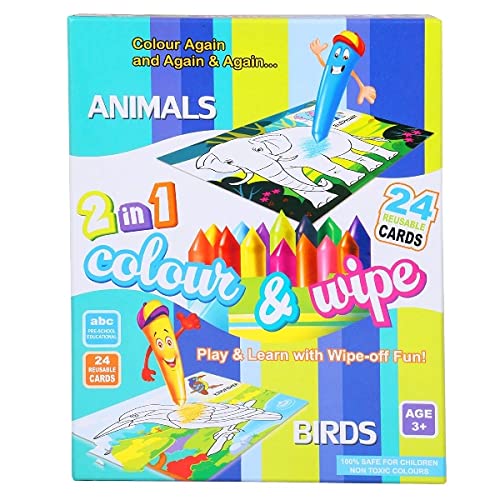 Buy Kinder Special Toy Color & Wipe Animals/Fruit/Vegetables/Mix ...