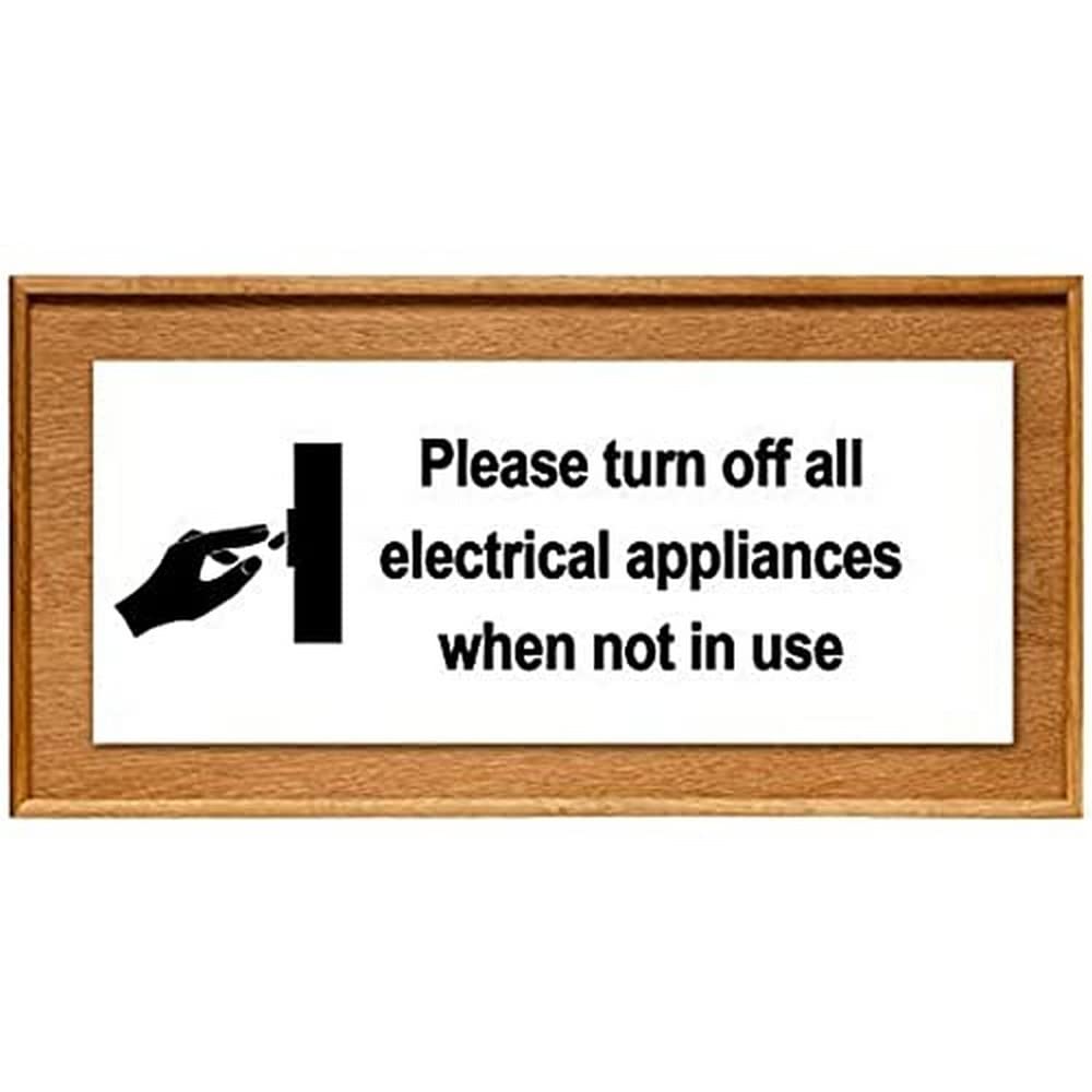 Turn Off Electrical Appliances SGS Studentbostäder Energy Saving