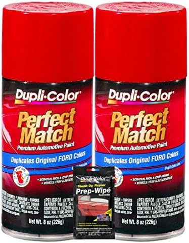Amazon.com: Dupli-Color Cardinal Red Exact-Match Automotive Paint for ...