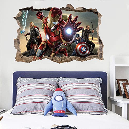 Sticker Spiderman 3D Effect Spiderman Wall Sticker Spiderman – BigaMart