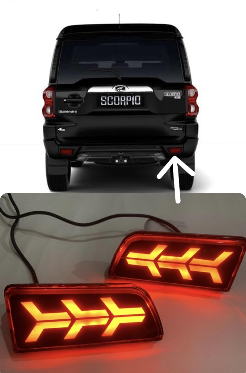 DDA ENTERPRISES REAR REFLECTOR SET OF 2PCS FOR MAHINDRA SCORPIO 2009 ...