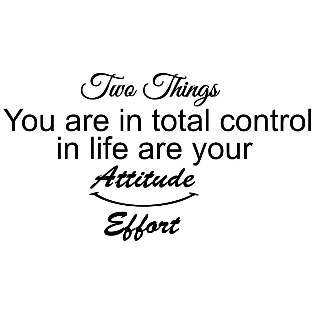 Total Control Quotes Two Things You Are In Total Control Of, Your