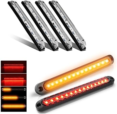 Amazon.com: nifeida 8" White LED Waterproof Utility Strip Light Bar ...