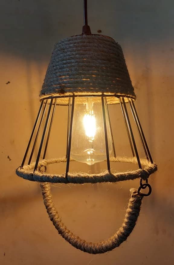 Buy Nora Traders- Metal Bucket Retro Style Antique Vintage Edison ...