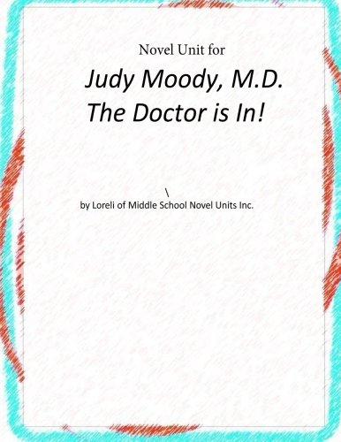 Amazon | Novel Unit for Judy Moody M.d. the Doctor Is In! | Loreli of ...