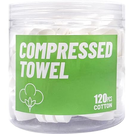 Amazon.com: LEEXAYAH 100 PCS Compressed Towel Tablets，Portable ...