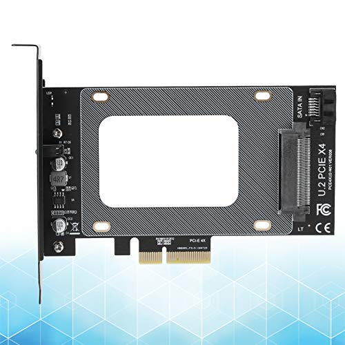 U.2 to PCIe Adapter – PCIe4X – For 2.5 Inch U.2 SSD – SFF-8639 PCIe Expansion Card, for WIN7 ...