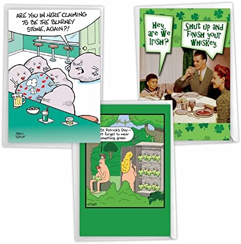 Amazon.com : NobleWorks Assortment Pack of 3 Humorous St. Patrick's Day ...