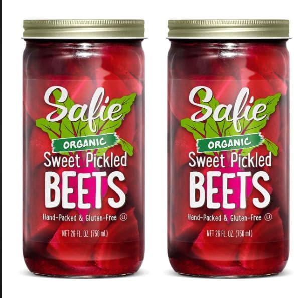 Amazon.com : Safie Sweet Pickled Beets, All Natural, No Preservatives ...