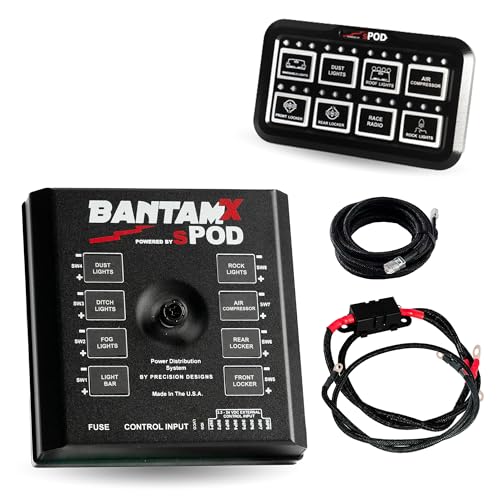 sPOD BantamX 8 Circuit Controller with HD Control Panel, Universal Fit ...