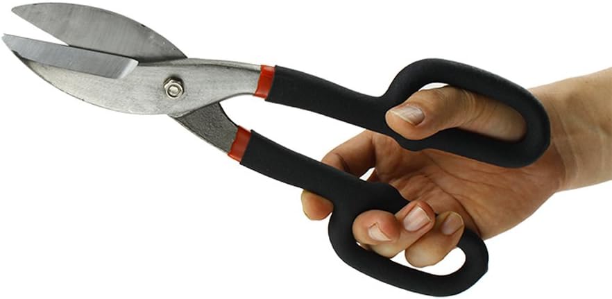 12-inch Long Heavy Duty Sheet Metal Cutter Cutting Shears Tin Snips ...