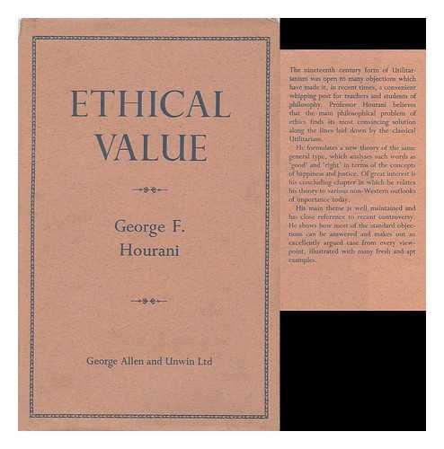 Ethical Value: George Fadlo Hourani: Amazon.com: Books