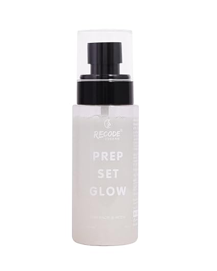 Buy Recode Prep Set Glow Spray with Silver Shimmer, Prep Set Glow for ...