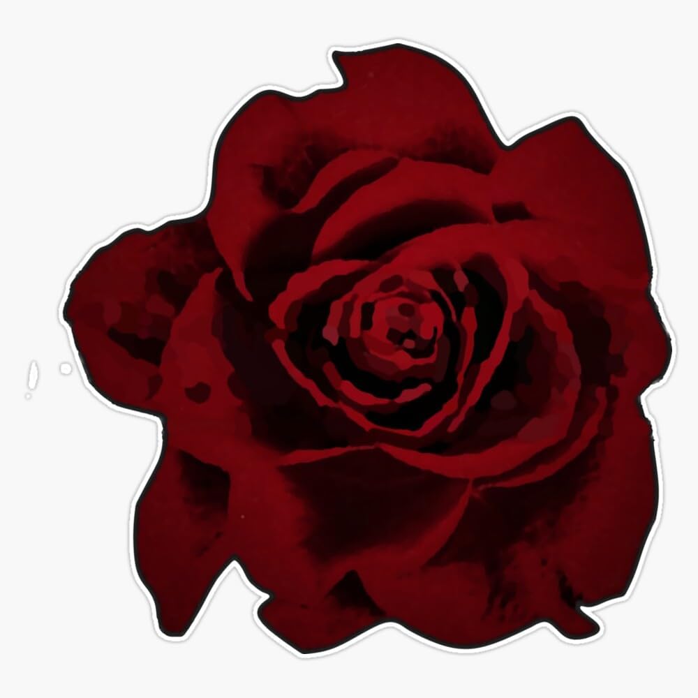 Amazon.com: Chase Atlantic Rose Black Bumper Sticker Vinyl Decal 5 ...
