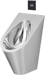 Wall-Mounted Commercial Flushing urinals, Men's Public Toilet Stainless ...