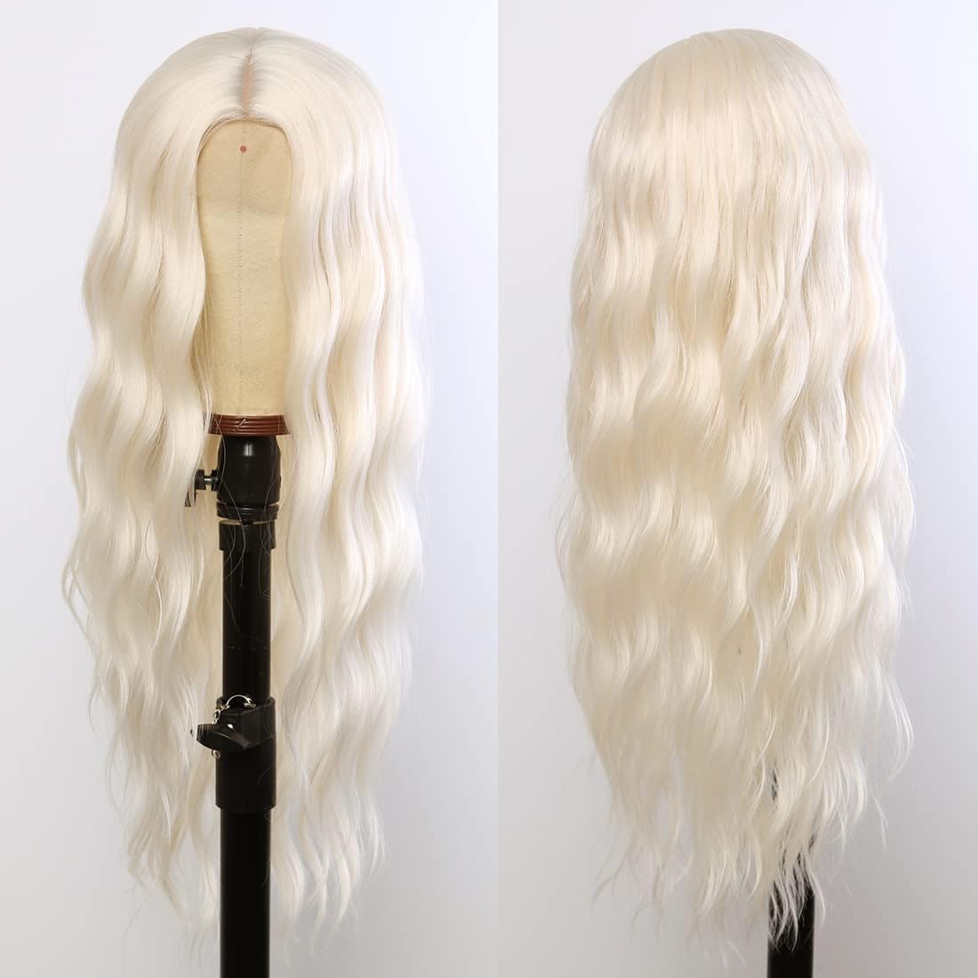 Amazon.com : Amnenl Red Lace Front Wigs for Women Long Curly Wavy ...