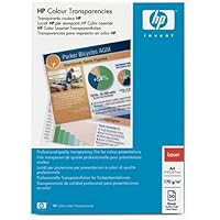 HP Colour & Monochrome Laser Transparencies (50 Sheets / A4 / 210 x 297 ...