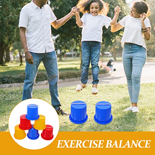 Balacoo 3 Pairs Bucket Stilts Walking Cups Kids Stepper Toy Walking ...