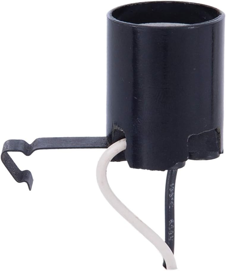 Amazon.com: B&P Lamp® Medium Base, U-Clip Snap-in Porcelain Keyless ...