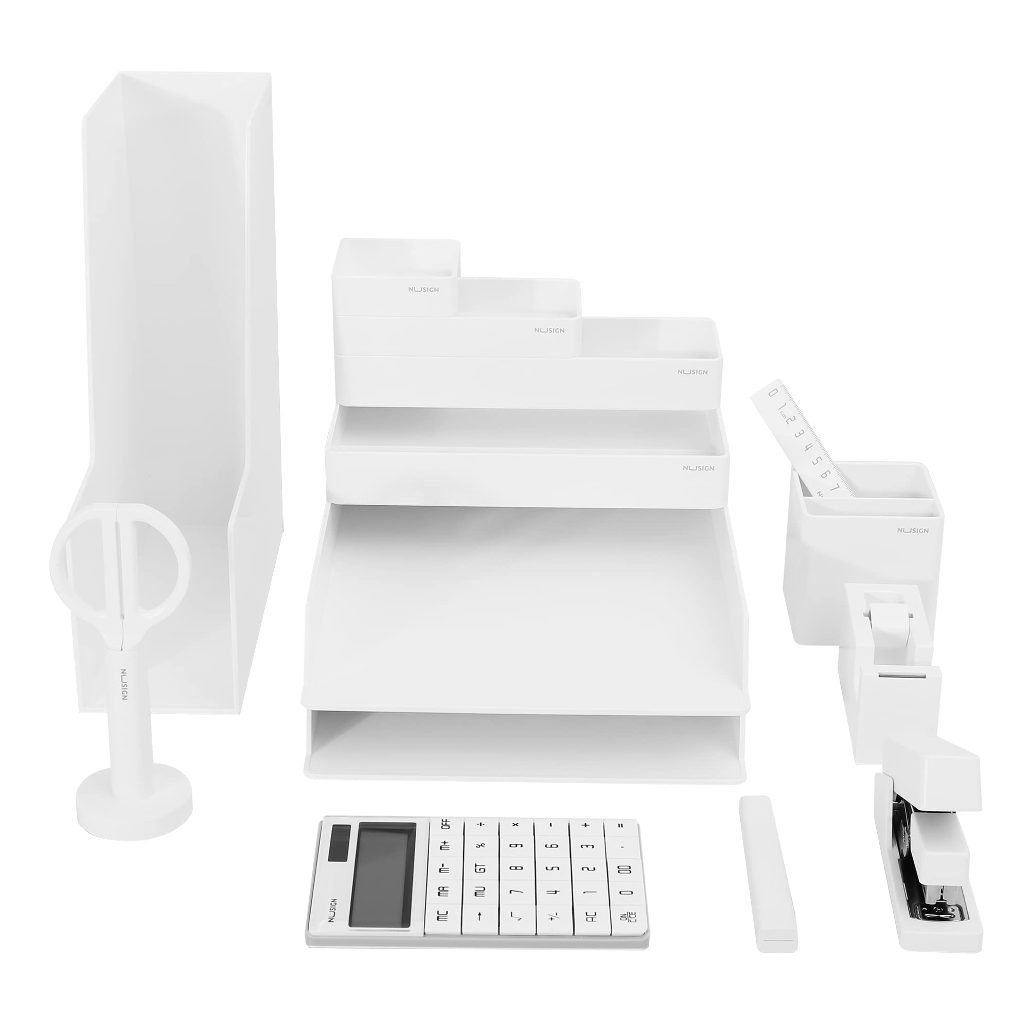 NUSIGN Desk Organizers Set 14 Piece All In One Office Desk Organizer nusign-desk-organizers-set-14-piece-all-in-one-office-desk-organizer
