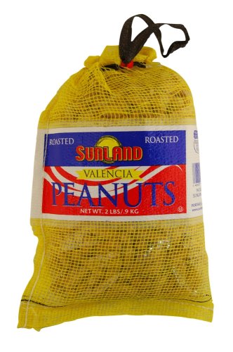 Amazon.com : Sunland Roasted Valencia Peanuts In Shell, 32 Ounce Mesh ...