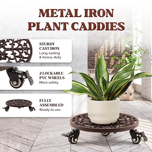 Snapklik.com : Idzo Capacity 350 Lbs Plant Caddy