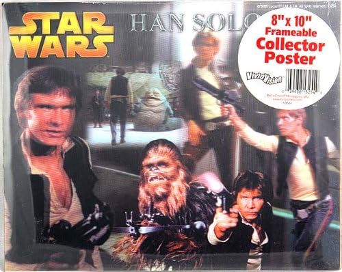 Amazon.com: Star Wars Classic Han Solo 8x10 Lenticular/3D Poster ...